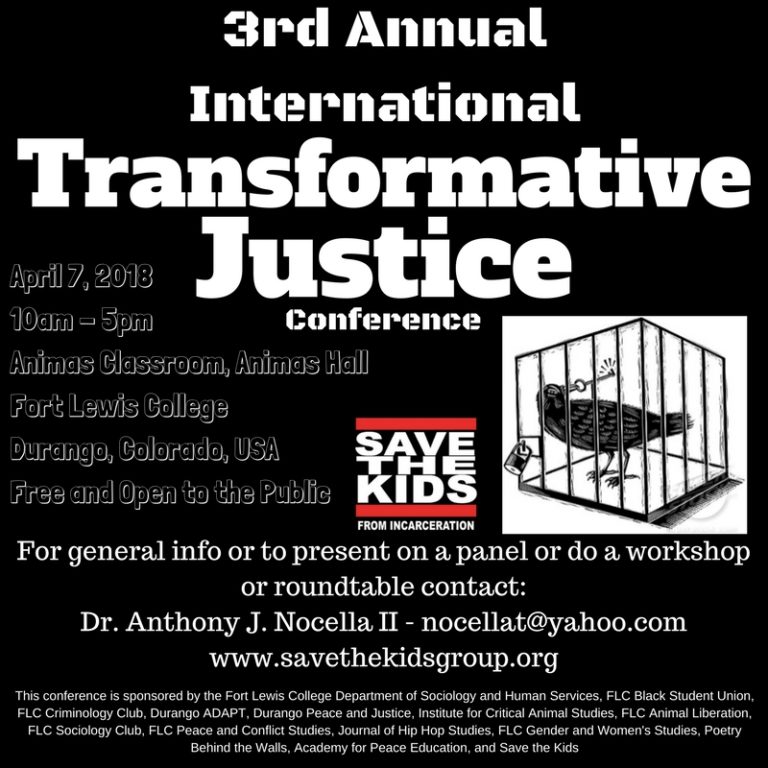 2018 3rd Annual International Transformative Justice Conference | Save ...